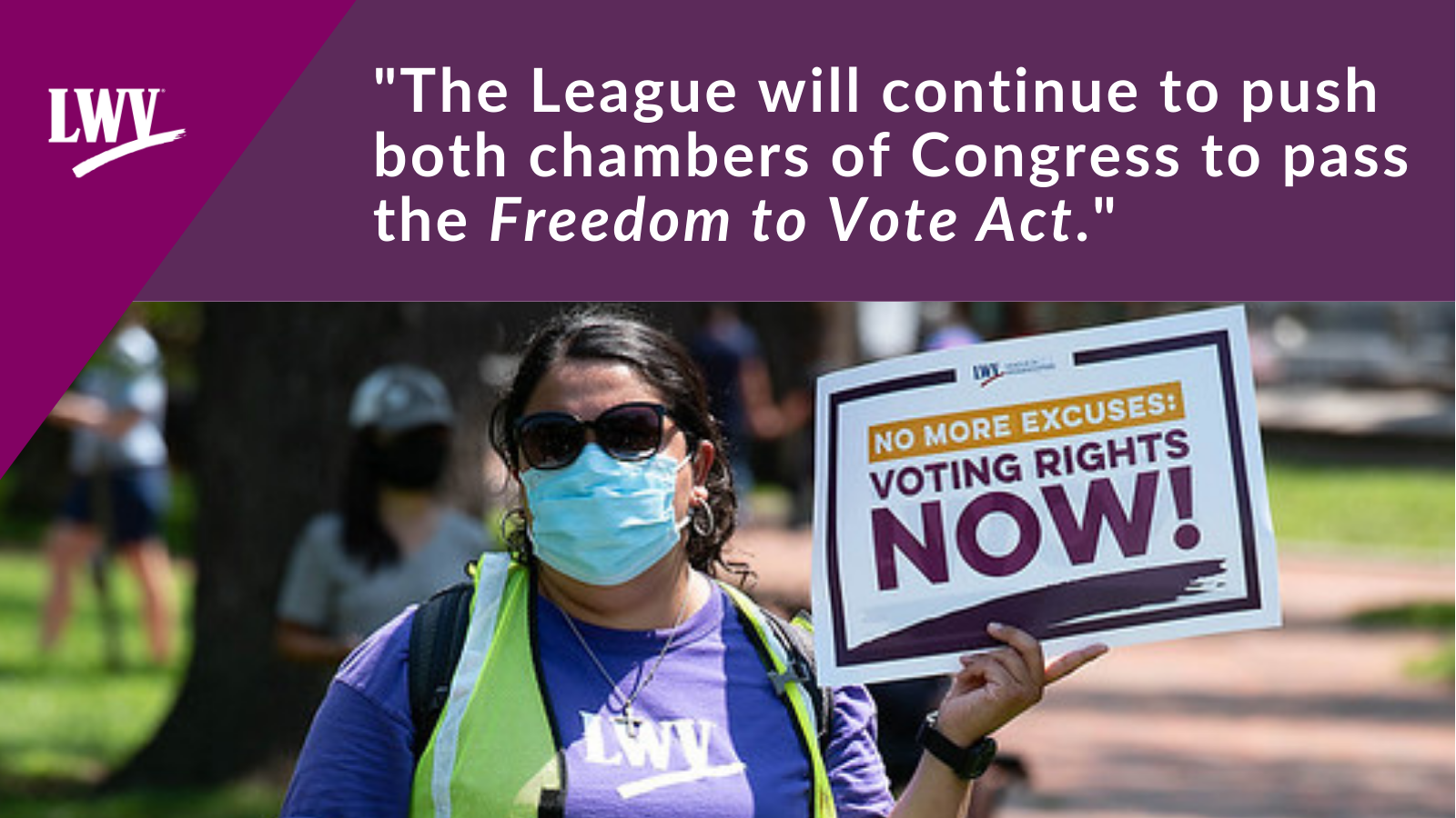 Senate Introduces the Freedom to Vote Act | League of Women Voters