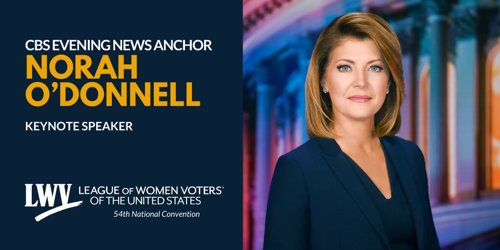 CBS Evening News Anchor Norah O’Donnell to Deliver League of Women ...