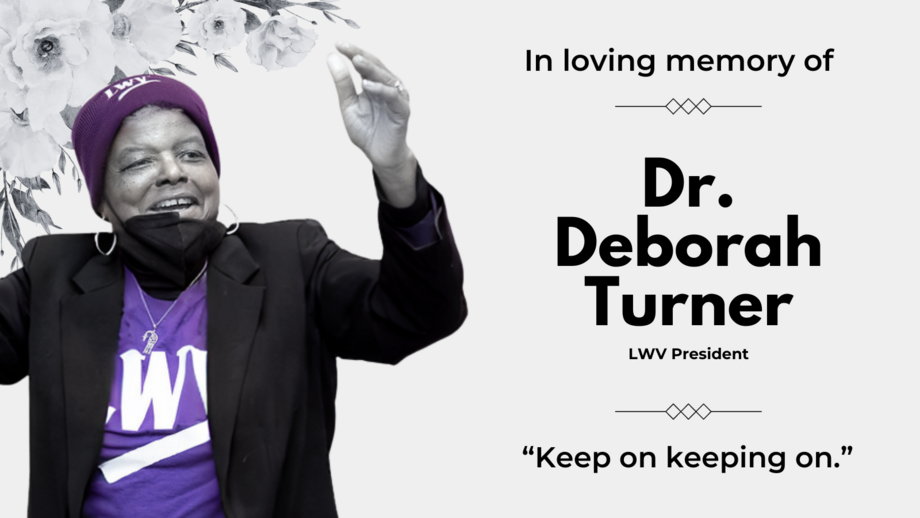 Remembering Dr. Deborah Ann Turner | League of Women Voters